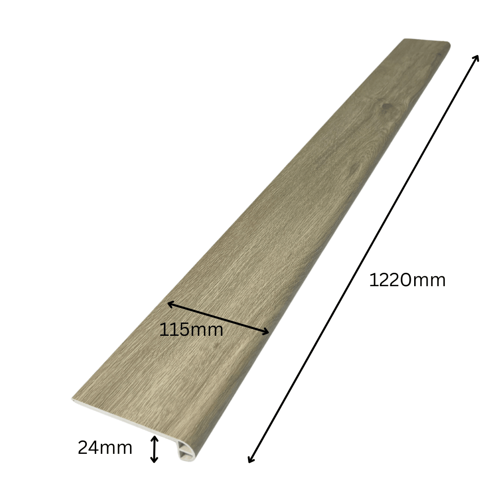 Step Edge for Stairs - Wright - SPC Hybrid Flooring – Flecor Australia